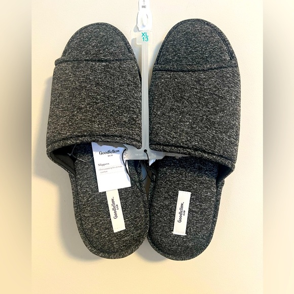 Goodfellow & Co | Shoes | Goodfellow Co Charcoal Knit Slippers | Poshmark